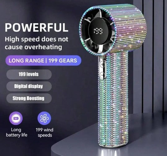 Boujee Rechargeable Turbo Fan | Bad & Boujee Beauty